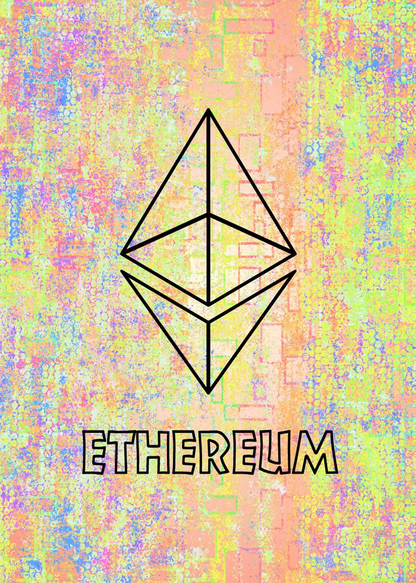 'Ethereum ETH' Poster, picture, metal print, paint by Jeremy Aiyadurai ...