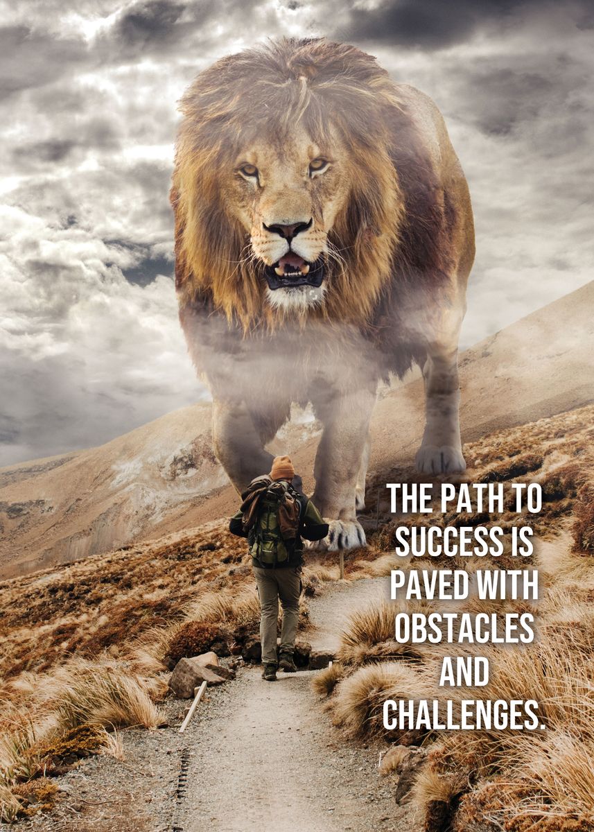 'The Path To Success' Poster, picture, metal print, paint by CHAN ...