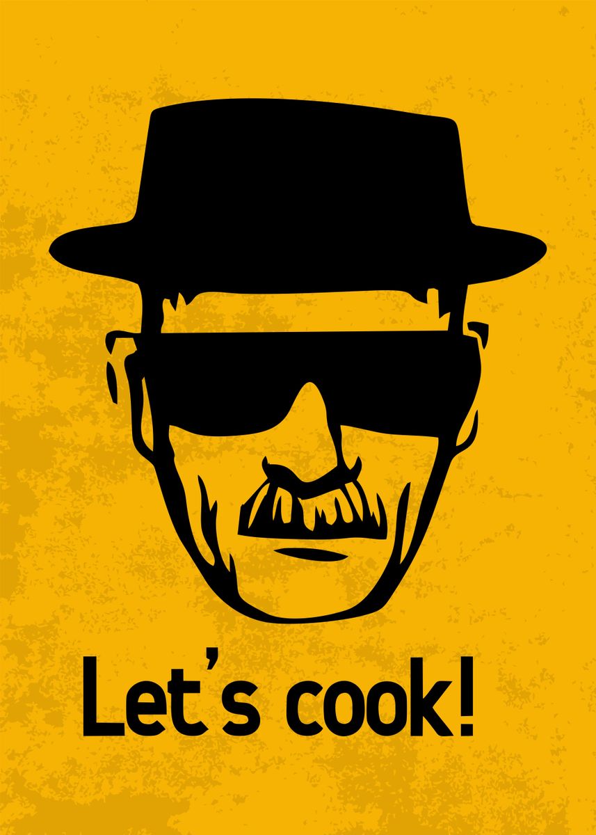 'lets cook' Poster, picture, metal print, paint by Exclusive Metal ...