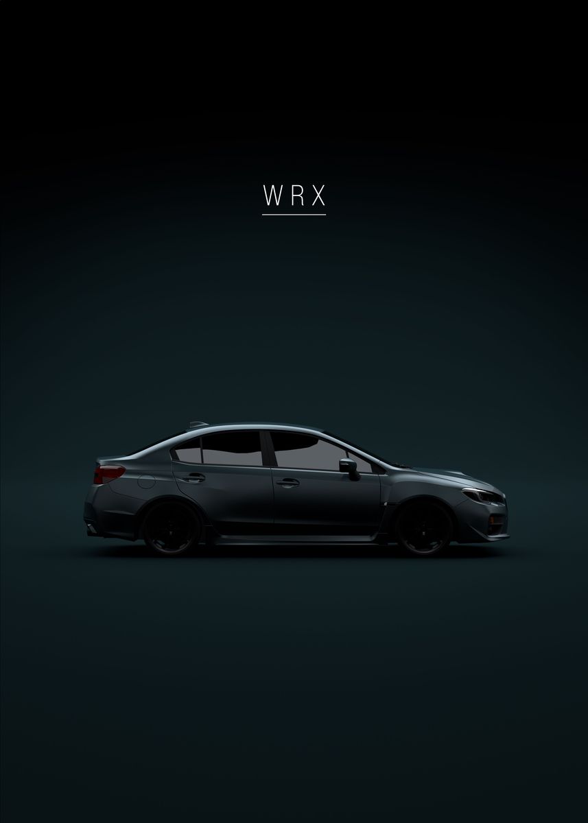 '2015 WRX' Poster, picture, metal print, paint by 21 MXM | Displate