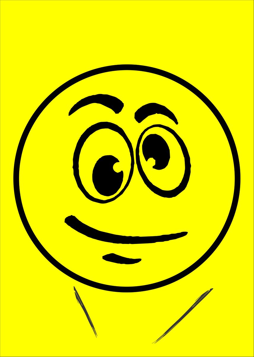 'Funny Expression' Poster, picture, metal print, paint by Trending ...