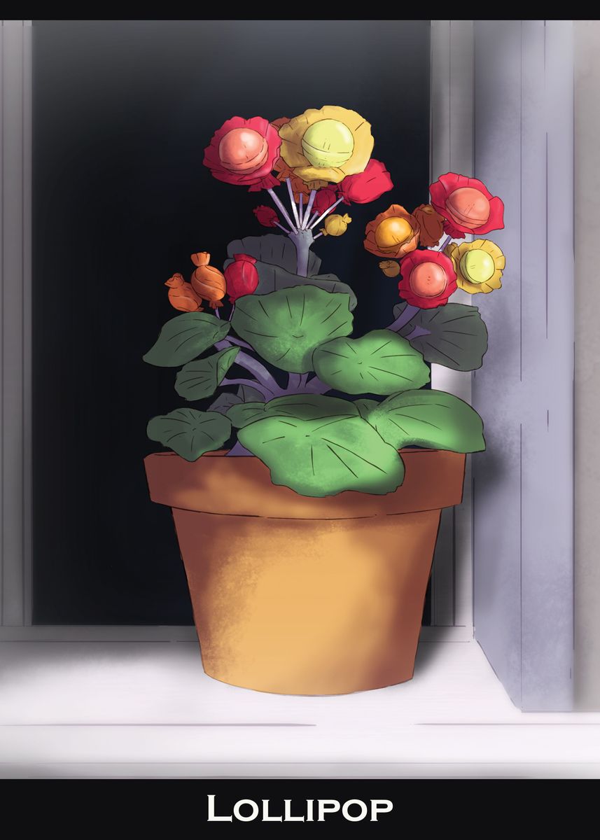 'Lollipop' Poster, picture, metal print, paint by Henry Dudman | Displate