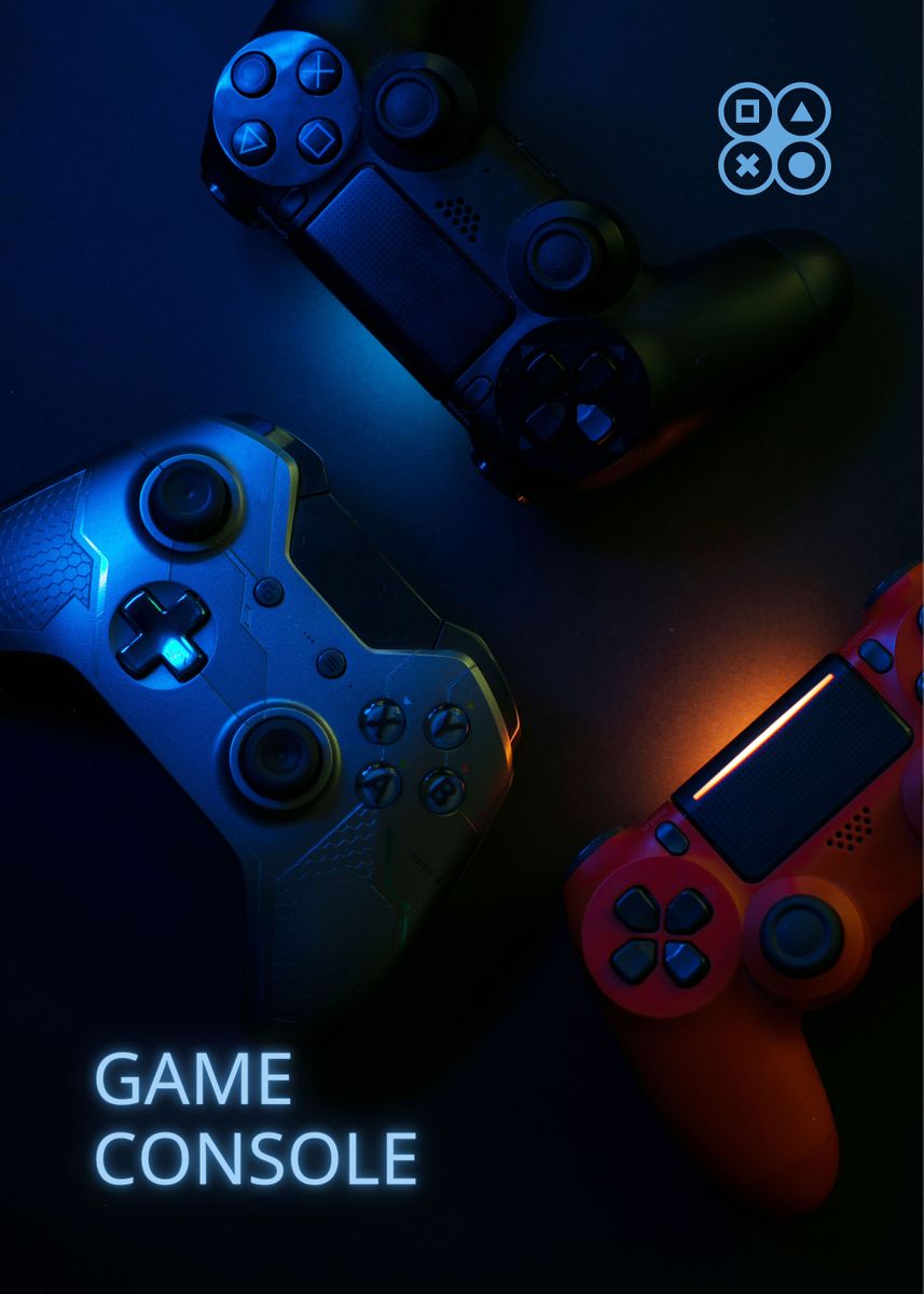 'Game Console ' Poster, picture, metal print, paint by ART JOY STUDIO ...