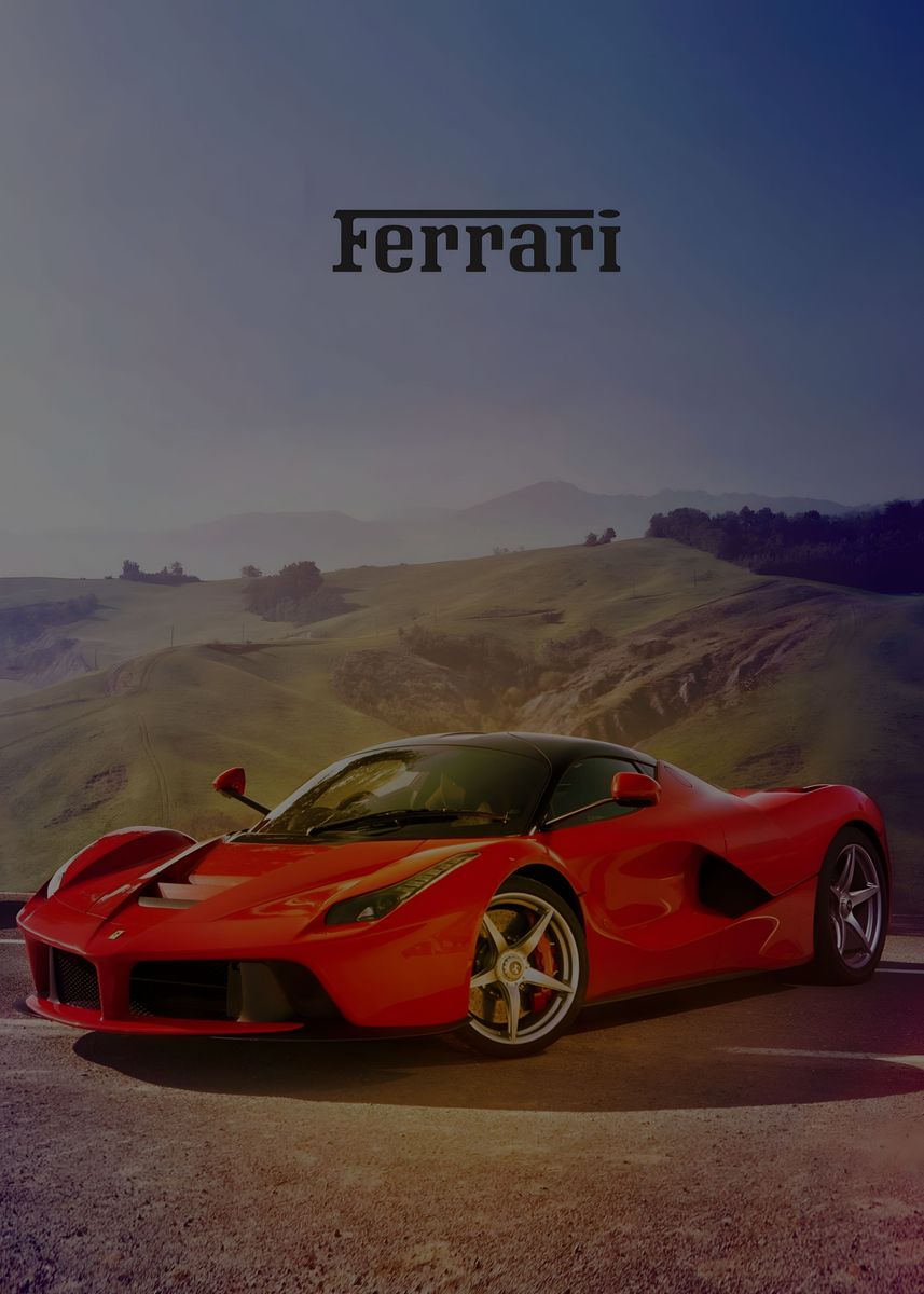'FERRARI ' Poster by Recca | Displate