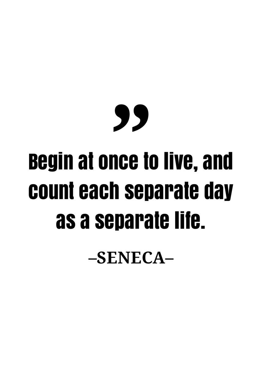 'seneca quote' Poster, picture, metal print, paint by Gembull Art ...