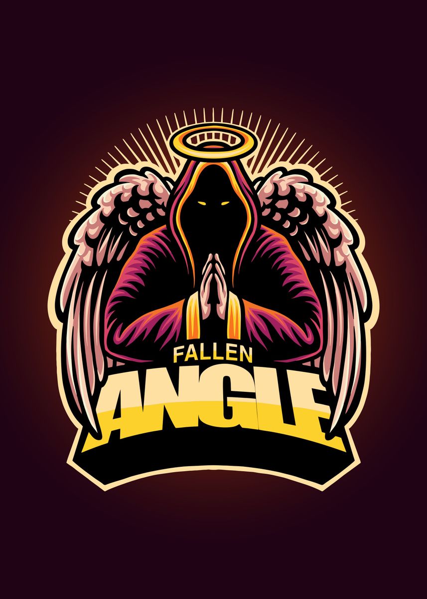 'Fallen angel' Poster, picture, metal print, paint by DianeFFlower ...