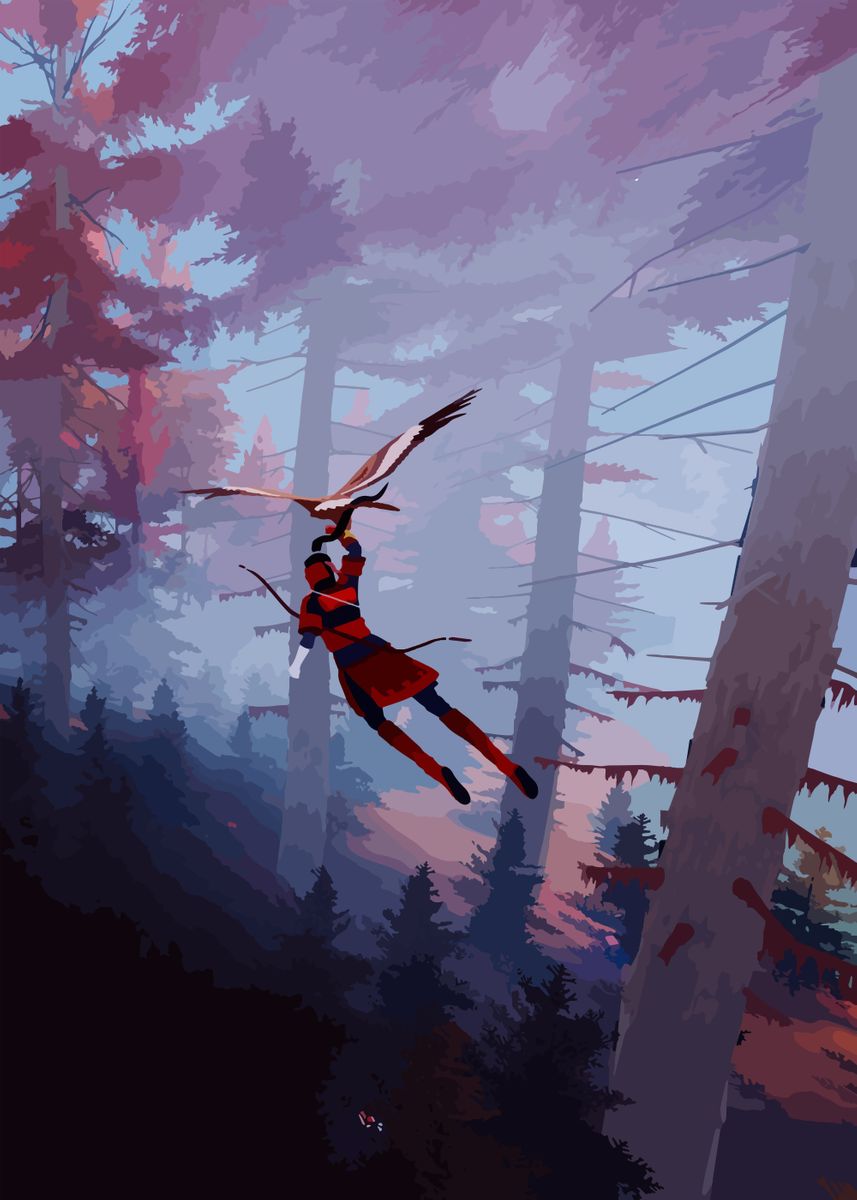 'The Pathless' Poster, picture, metal print, paint by eL galaticos ...