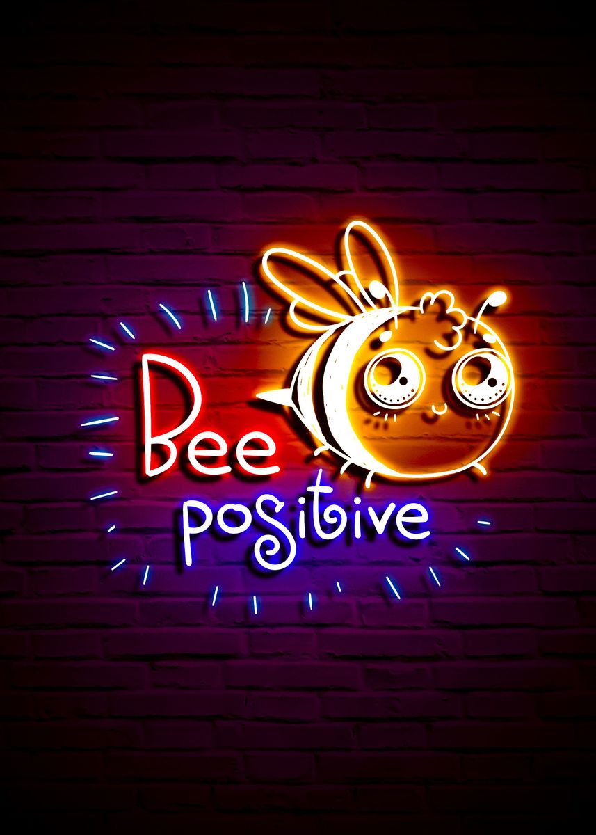 'neon art' Poster, picture, metal print, paint by erma wati | Displate