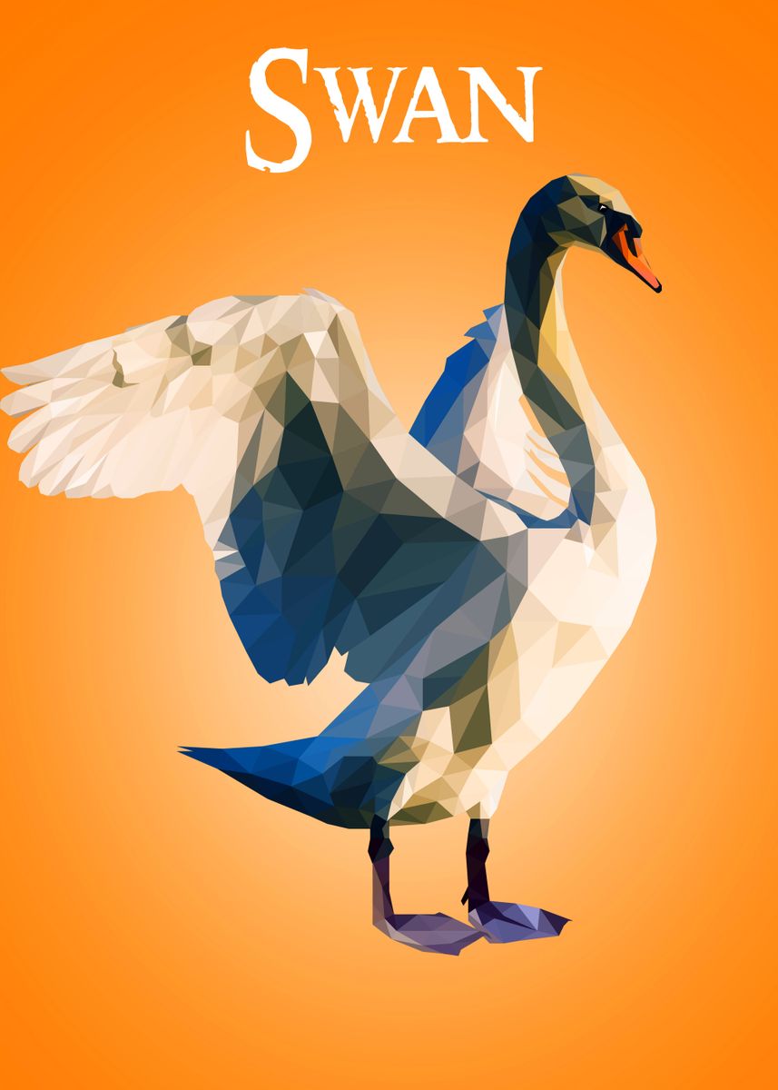 'Swan' Poster by Dare Neil | Displate