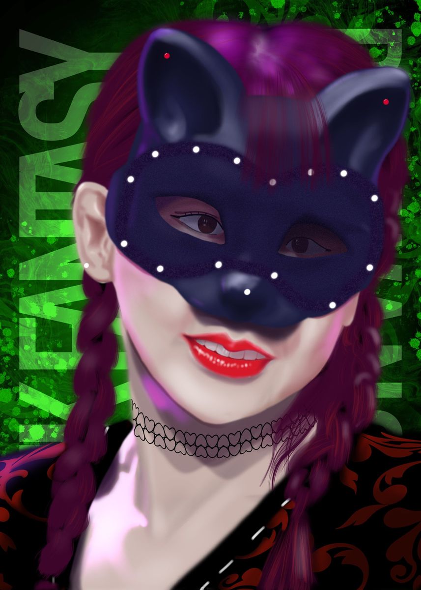 'Pink Fantasy Daewang' Poster, picture, metal print, paint by ...