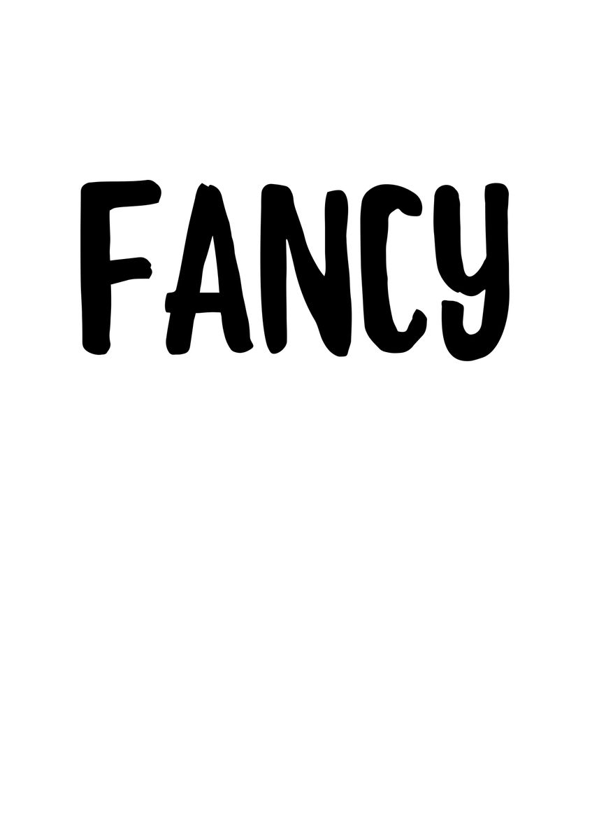 'Fancy' Poster, picture, metal print, paint by Francois Ringuette ...