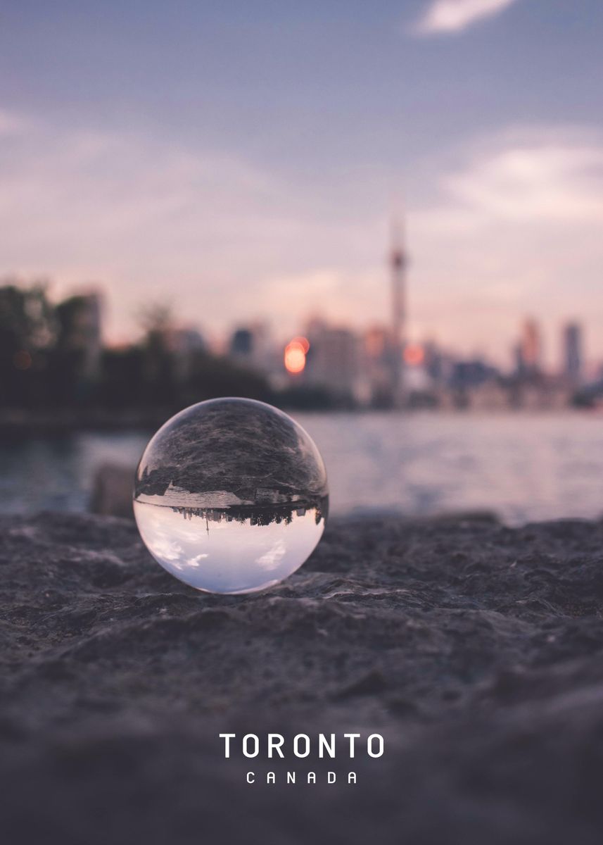 'Toronto ' Poster, picture, metal print, paint by Travel Addict | Displate