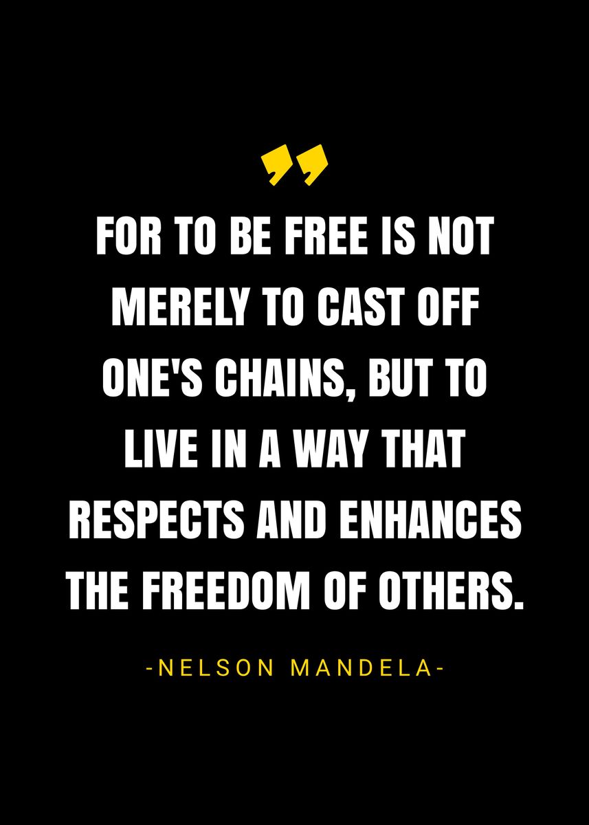 'Nelson Mandela ' Poster by Sahlan | Displate