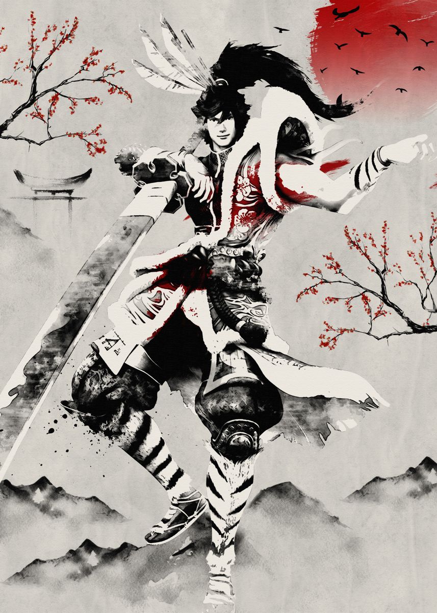 'Maeda Keiji' Poster, picture, metal print, paint by artisticdesign 1903 | Displate