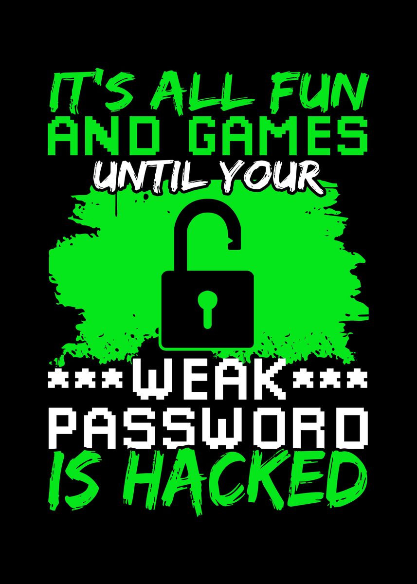 'Hacker Cyber Security' Poster, picture, metal print, paint by ...