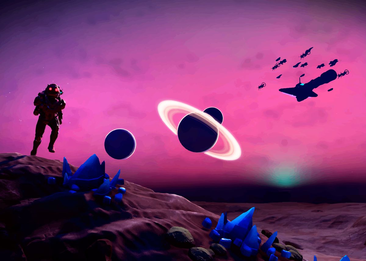 'No Mans Sky' Poster by pedet | Displate