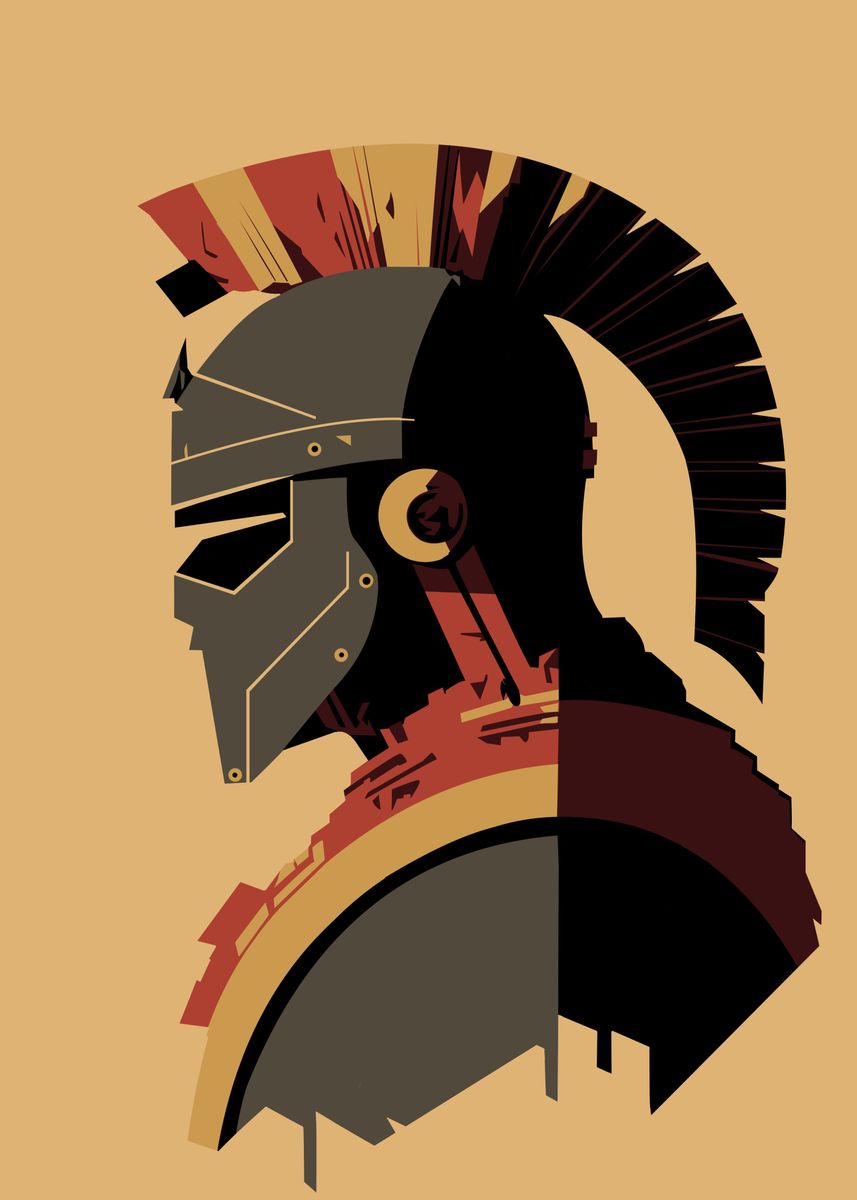 'A gladiator' Poster by Schattenjager | Displate