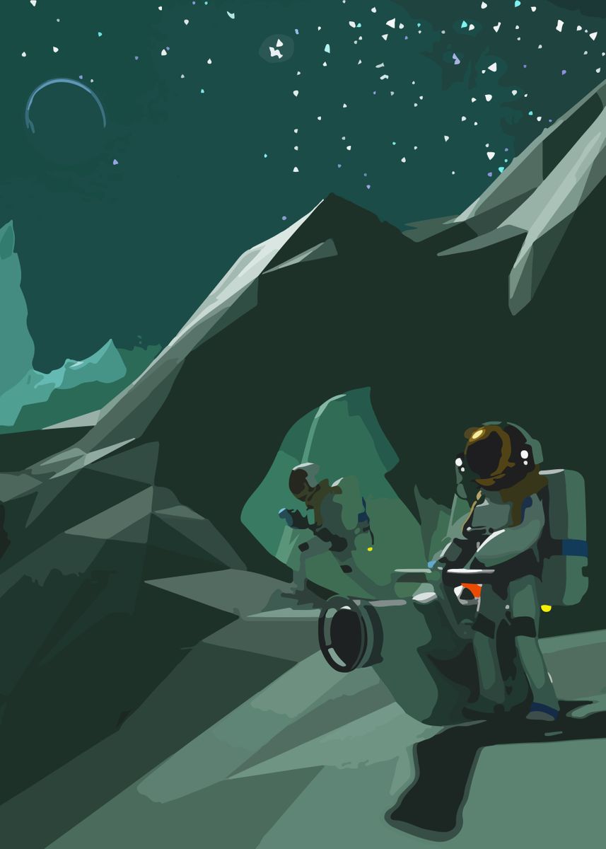 'astoneer' Poster, picture, metal print, paint by vallen | Displate
