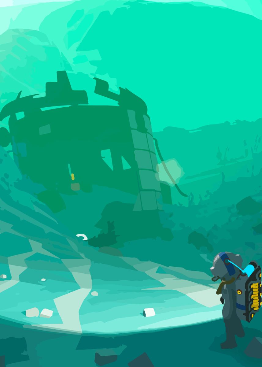 'astoneer' Poster, picture, metal print, paint by vallen | Displate