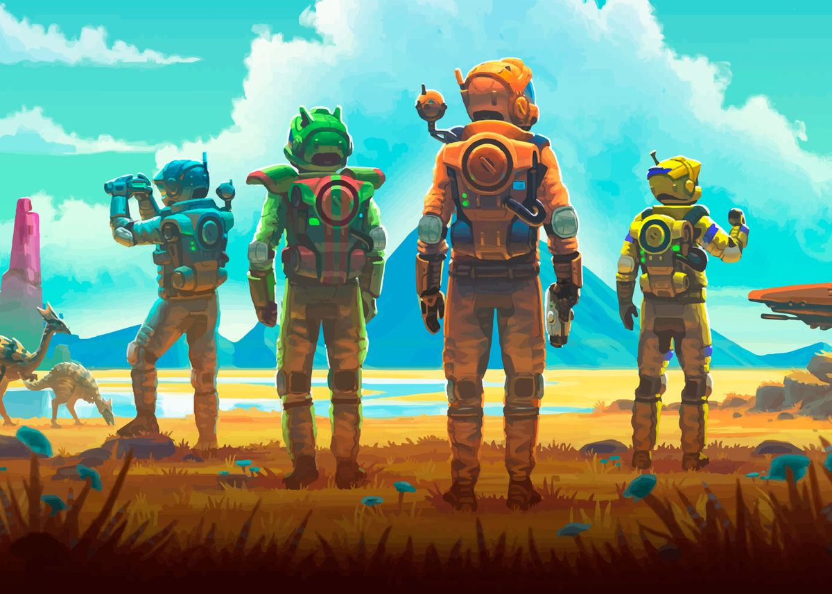 'No Mans Sky' Poster by pedet | Displate