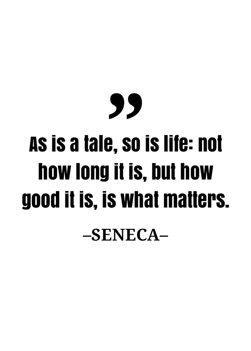 'seneca quote' Poster, picture, metal print, paint by Gembull Art ...