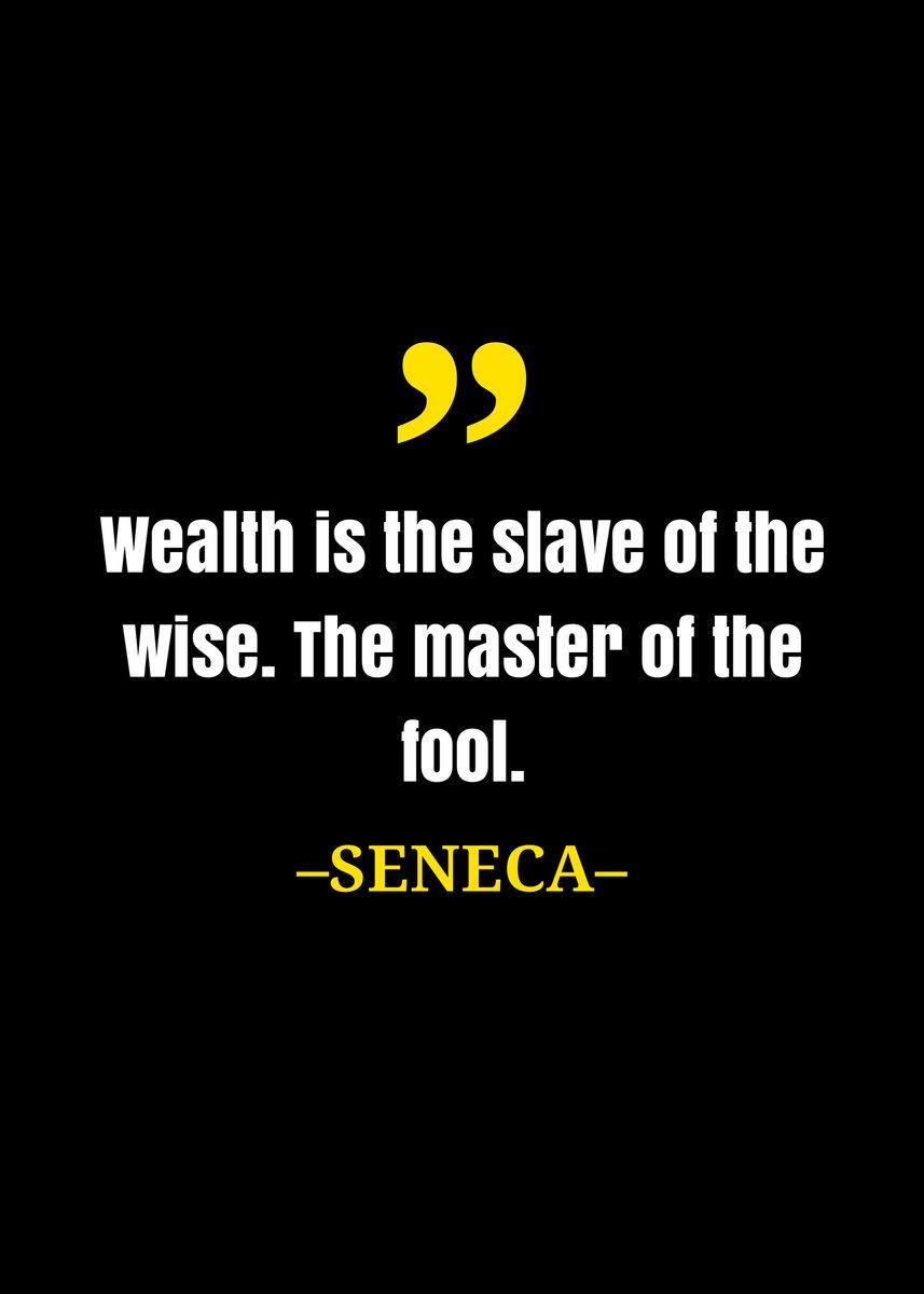 'seneca quote' Poster by Gembull Art | Displate