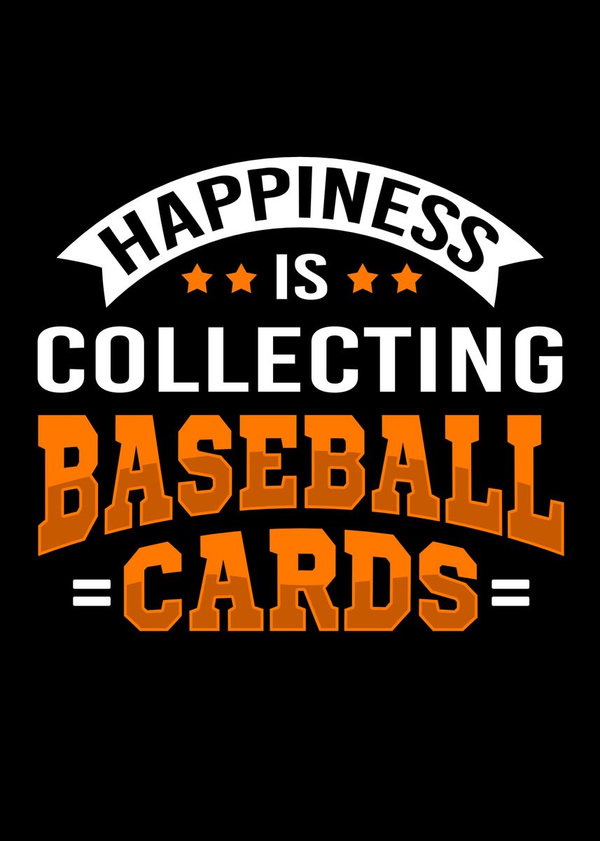'Baseball Card Collecting' Poster, picture, metal print, paint by ...