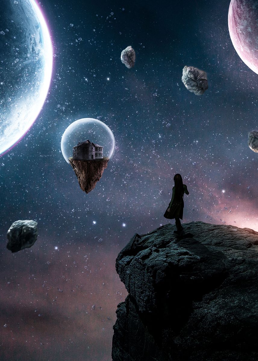 'Space Verse' Poster, picture, metal print, paint by Chiz Creationz ...