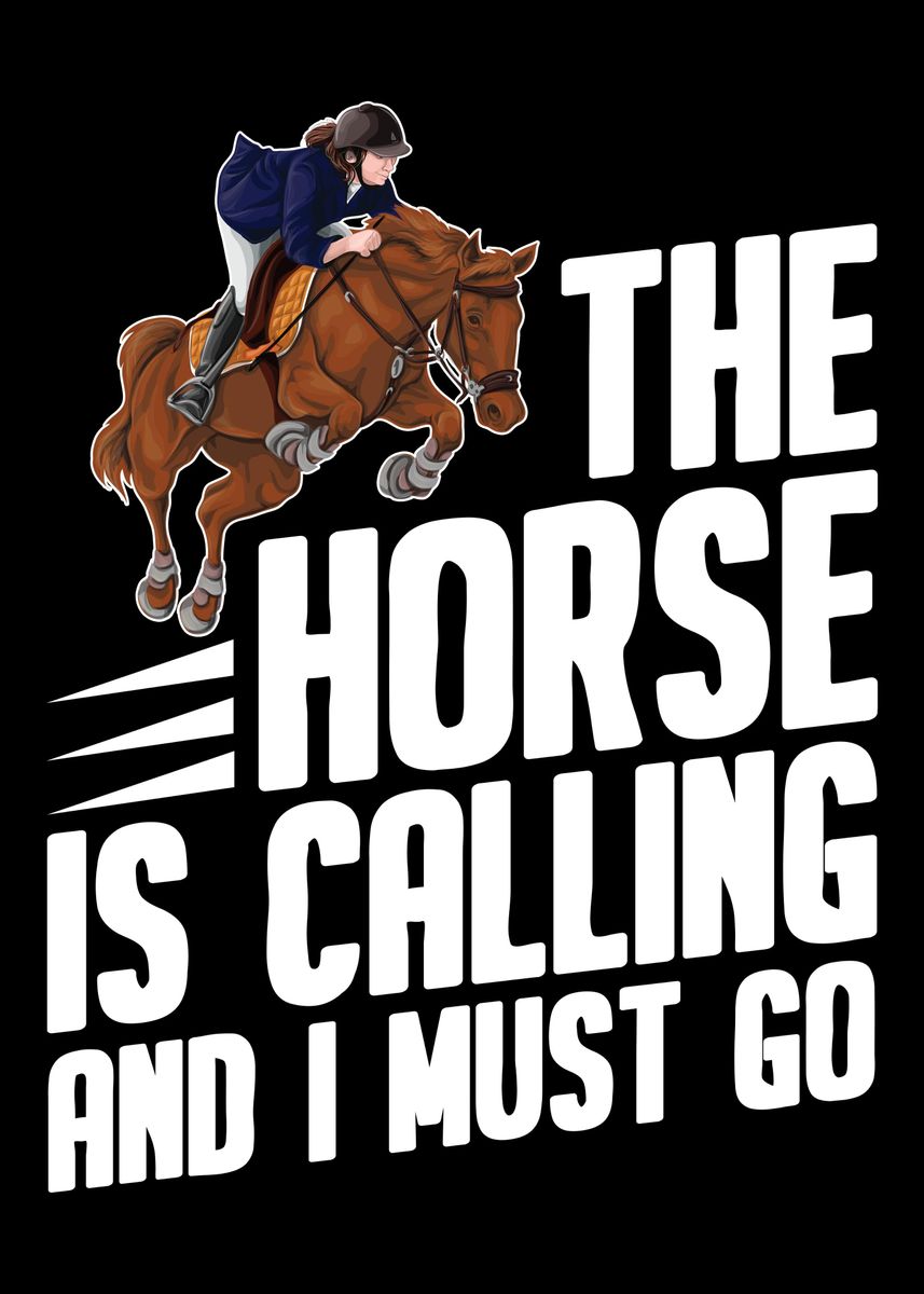 'Horse Riding' Poster, picture, metal print, paint by BobbyBubble ...