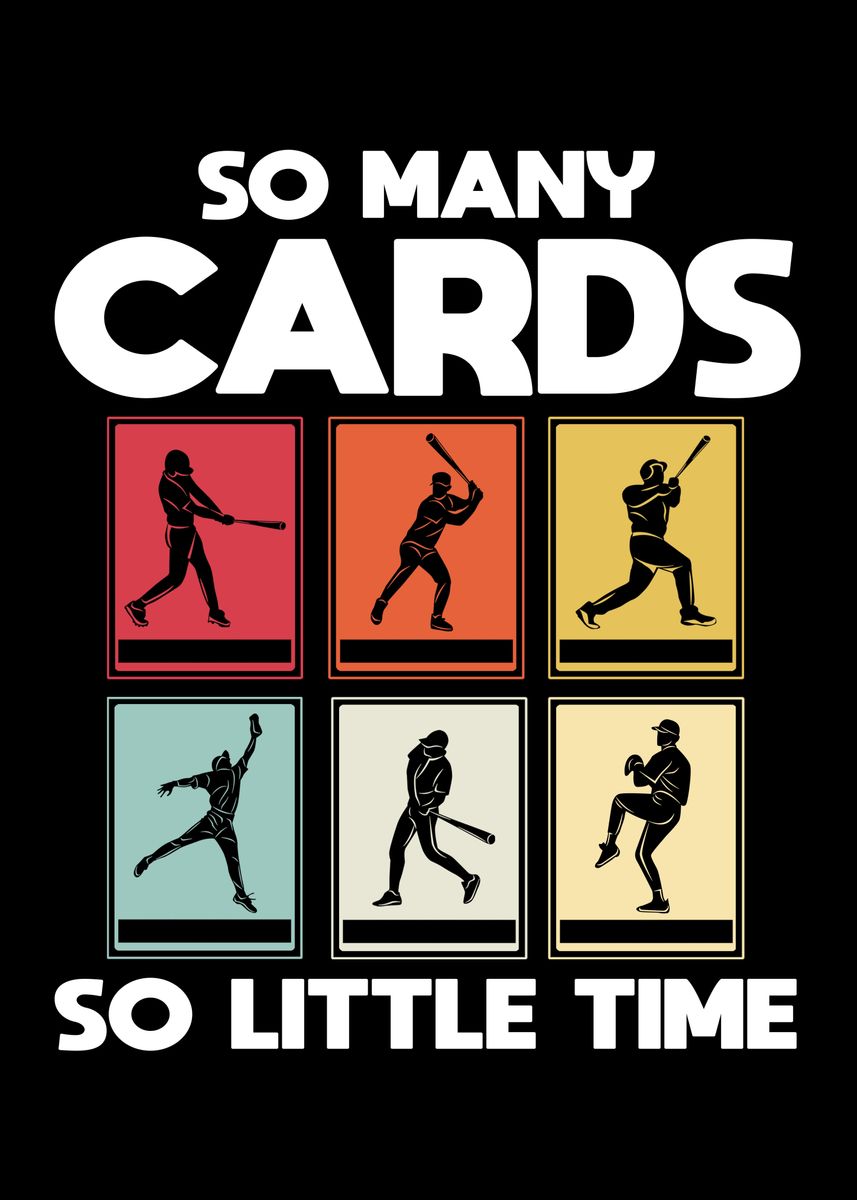 'Baseball Card Collector' Poster, picture, metal print, paint by ...