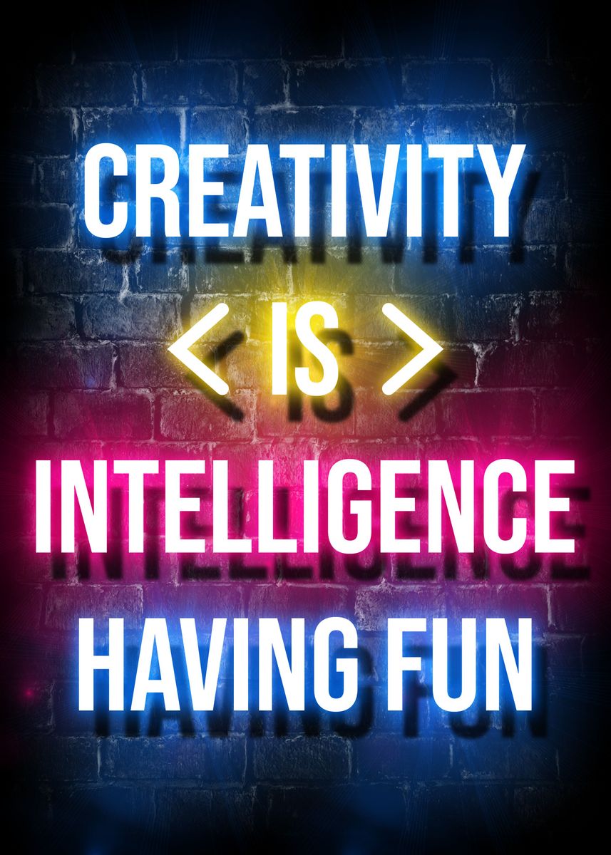 'creativity quotes' Poster, picture, metal print, paint by Trending ...