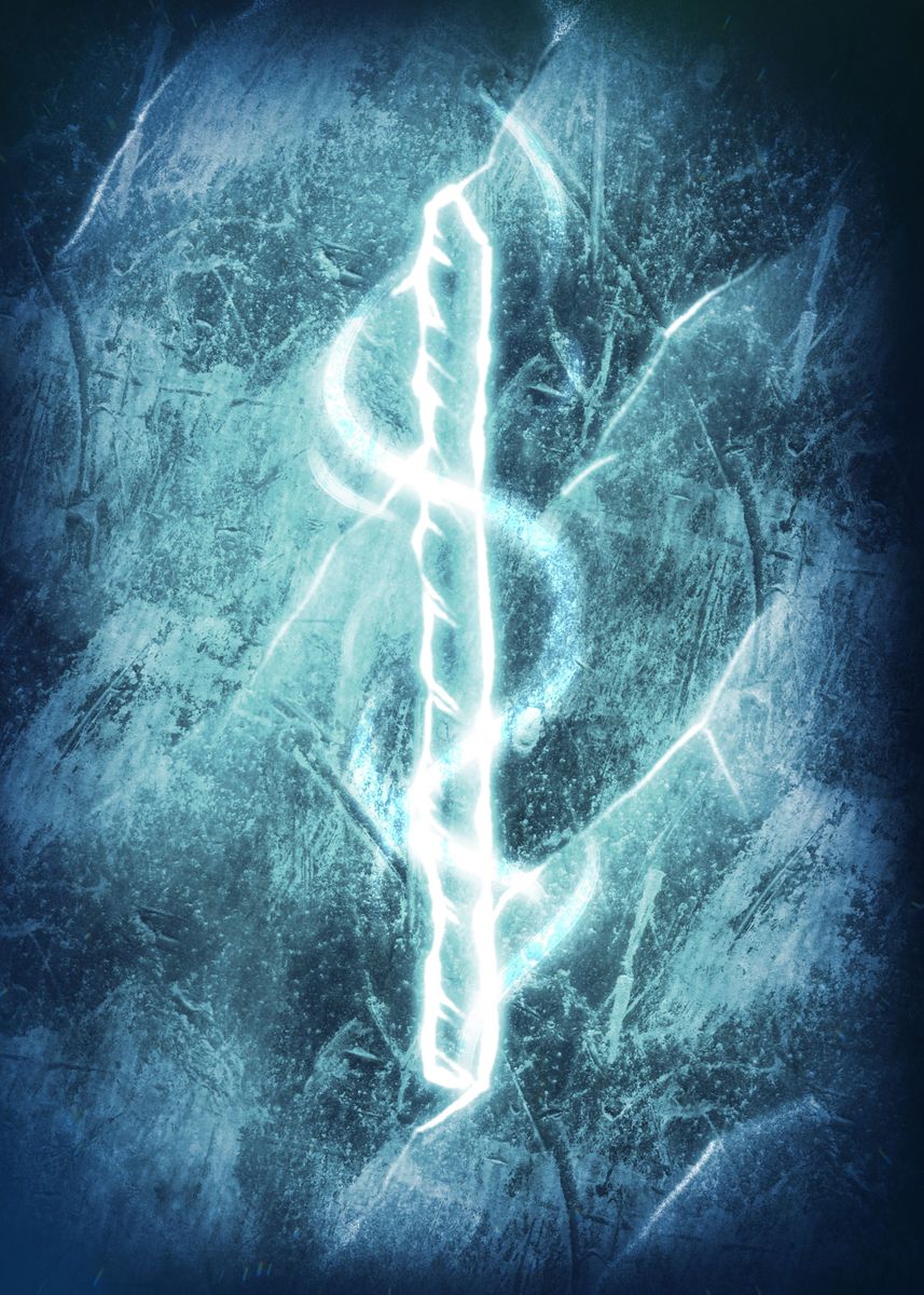 'Isa' Poster, picture, metal print, paint by Einarrs Journey | Displate