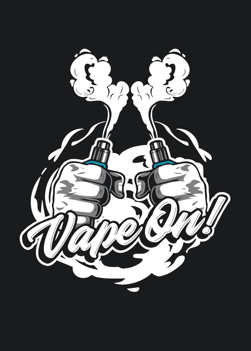 'Vaping' Poster by lisa fit | Displate