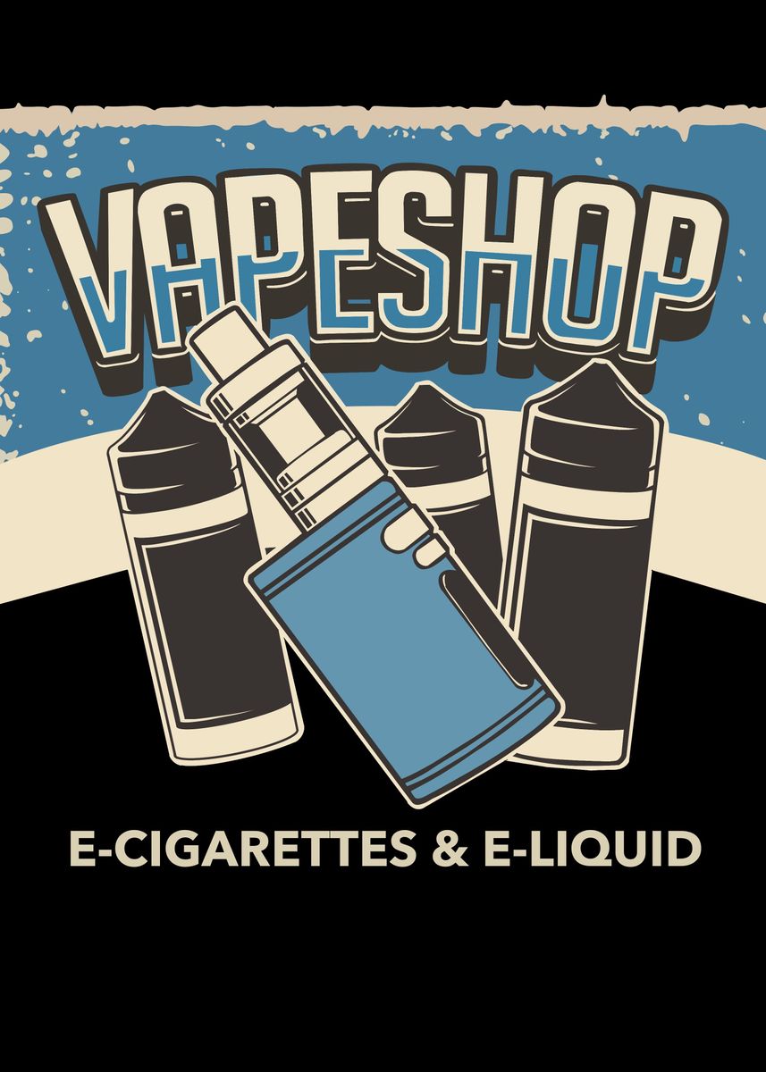 'Vaping' Poster by lisa fit | Displate