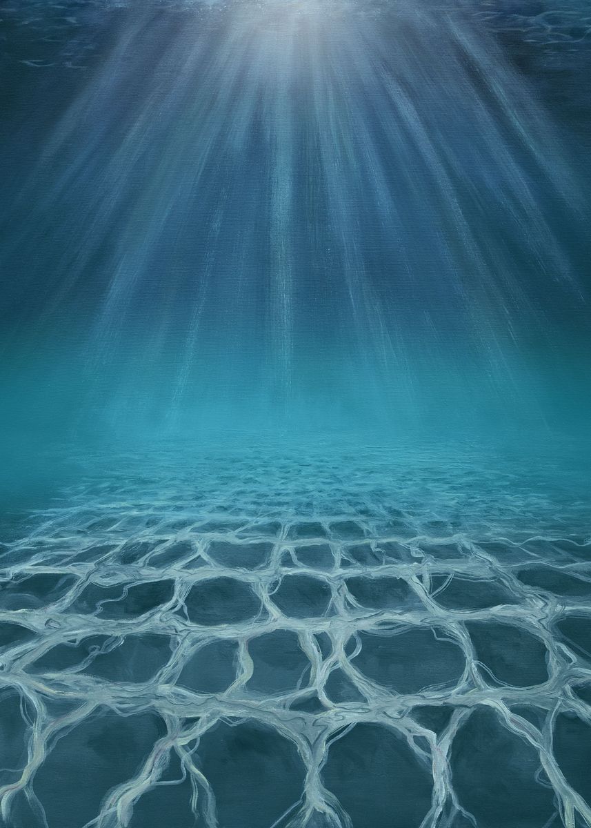 'Ocean floor' Poster by Waltzing Danes | Displate