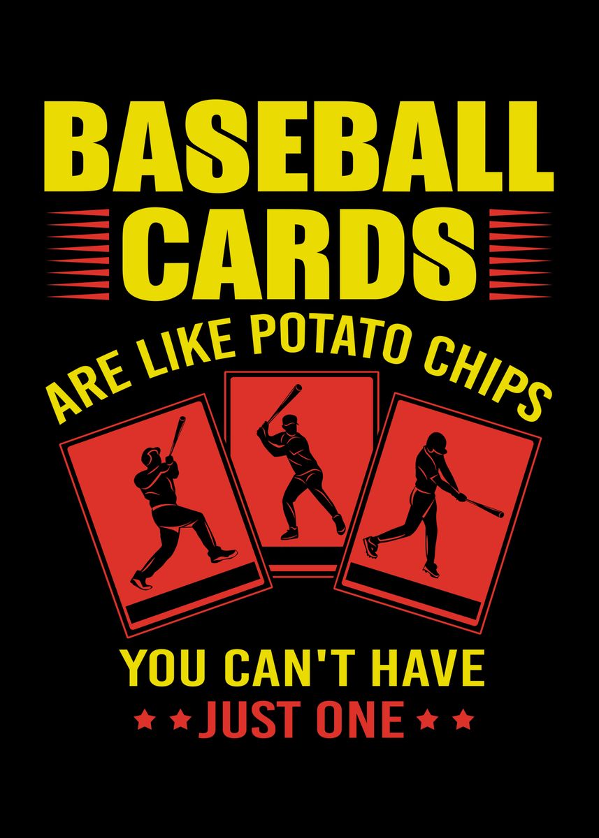 'Baseball Card Collecting' Poster, picture, metal print, paint by ...