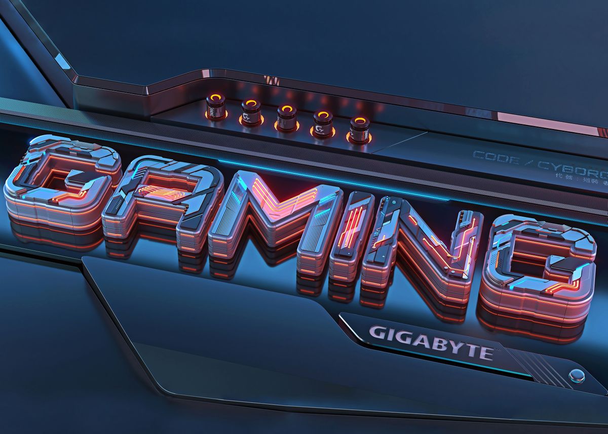 'Gaming Gigabyte Typography' Poster by LCW17 | Displate