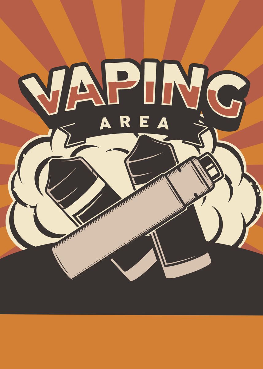 'Vaping' Poster by lisa fit | Displate
