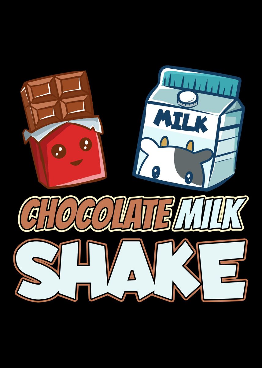 'Chocolate Milkshake' Poster, picture, metal print, paint by Hexor ...