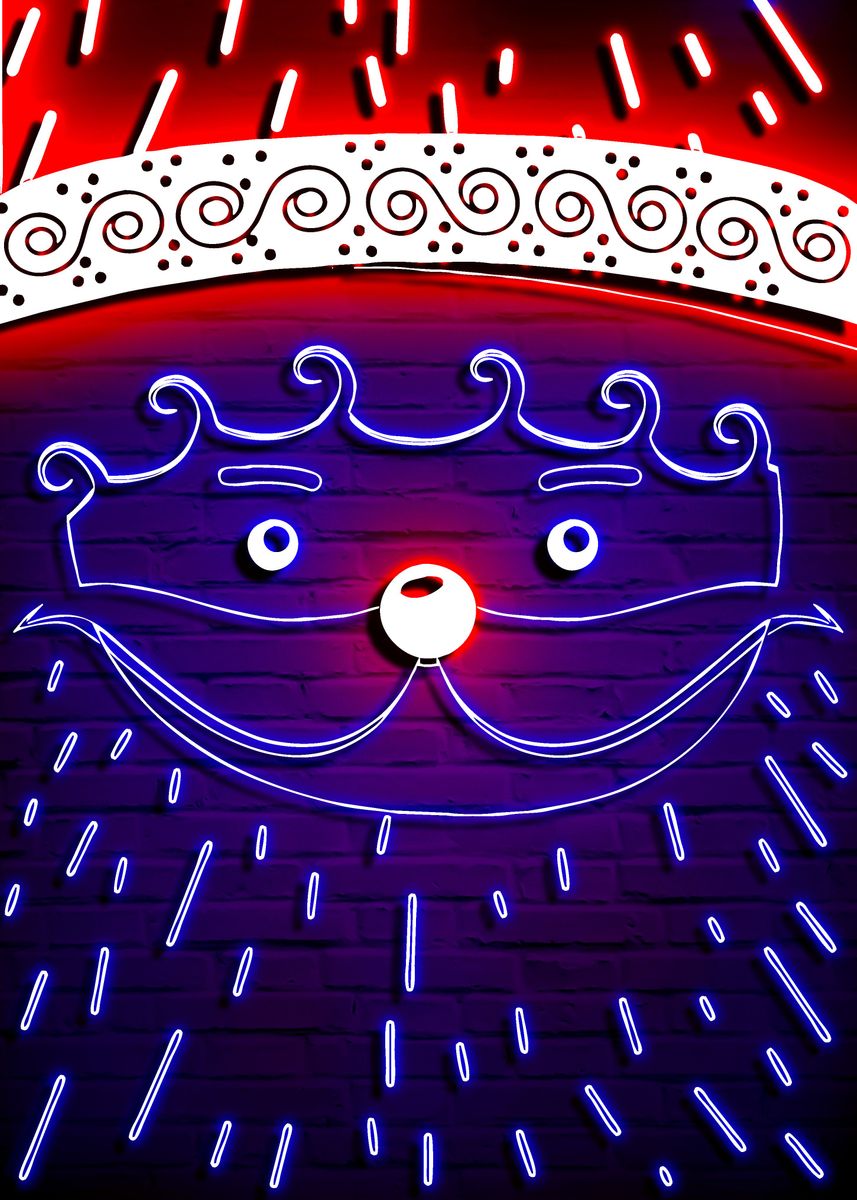 'neon art' Poster, picture, metal print, paint by erma wati | Displate