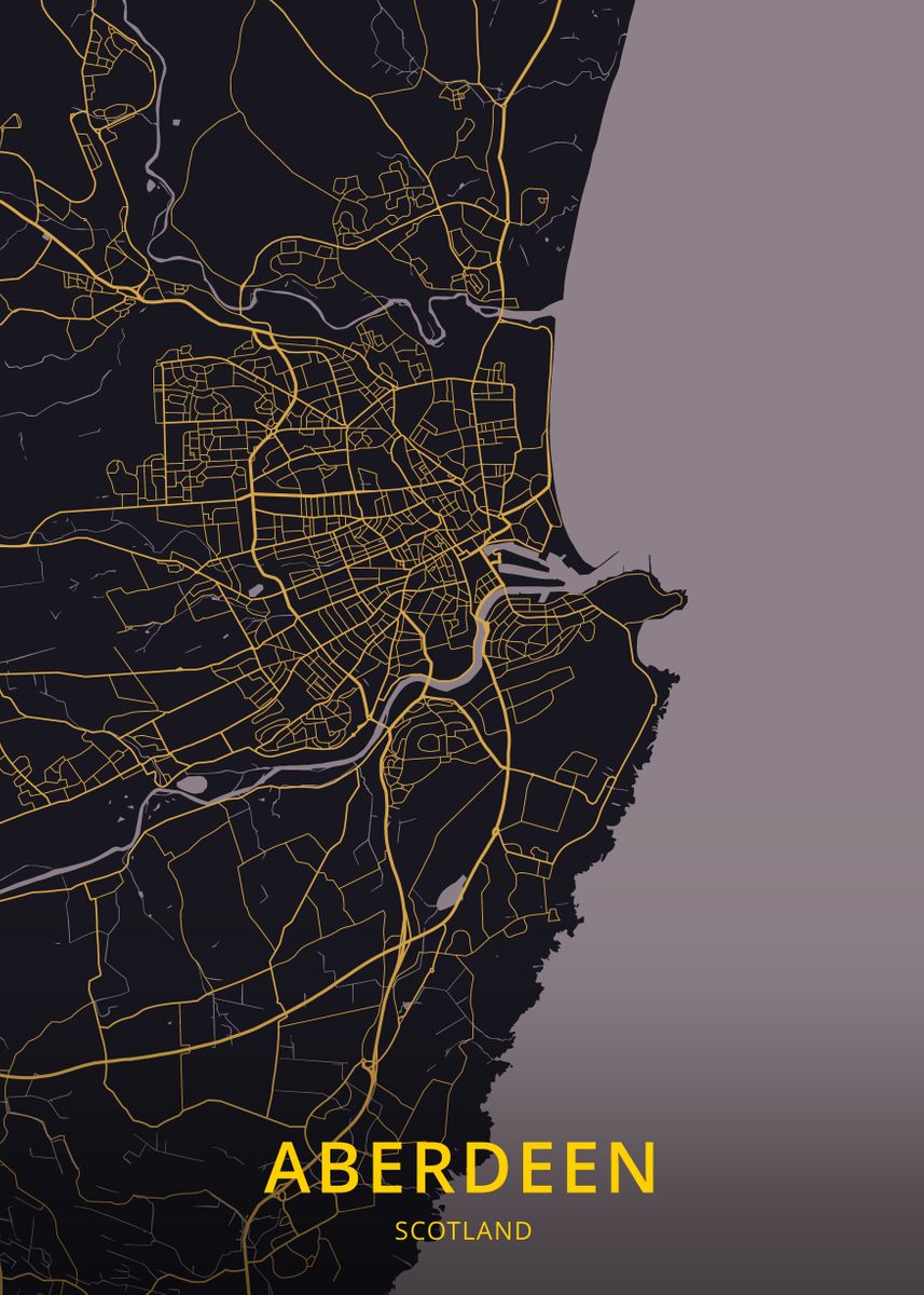 'ABERDEEN' Poster by CRAFTSSSTUDIO | Displate