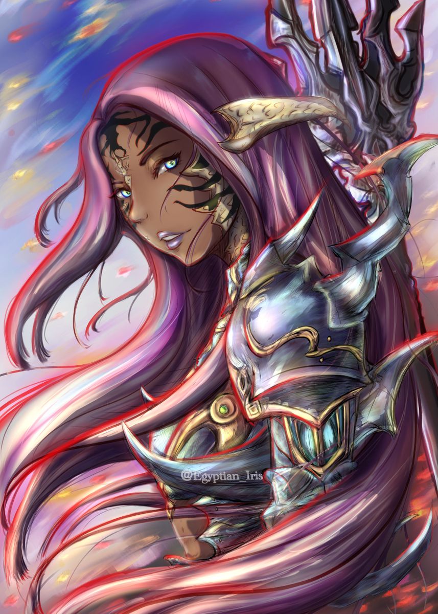 'WOL Dragoon' Poster, picture, metal print, paint by Egyptian Iris ...