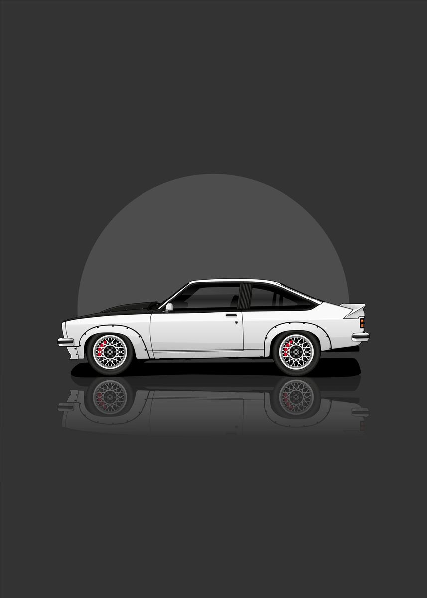 'Art LX SS Torana white' Poster, picture, metal print, paint by Dodi ...