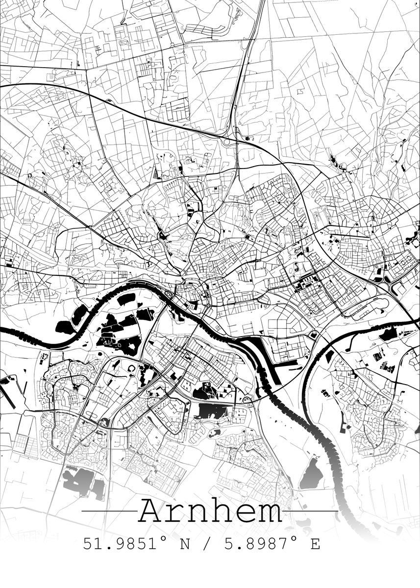 'Arnhem' Poster, picture, metal print, paint by Chiel Bastiaansen ...