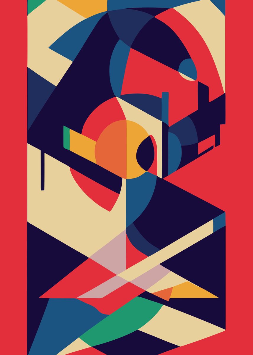 'Lines And Shapes' Poster, picture, metal print, paint by Sobalvarro ...