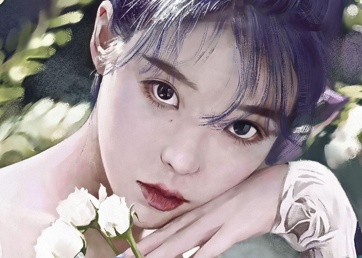 'flower iu' Poster by artofquote | Displate