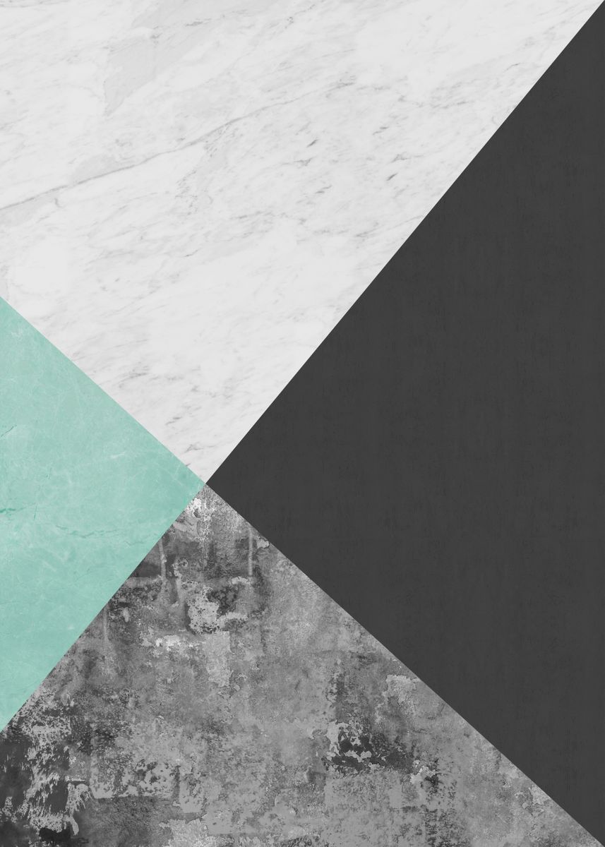 'Marble bands I' Poster, picture, metal print, paint by Vitor Costa ...