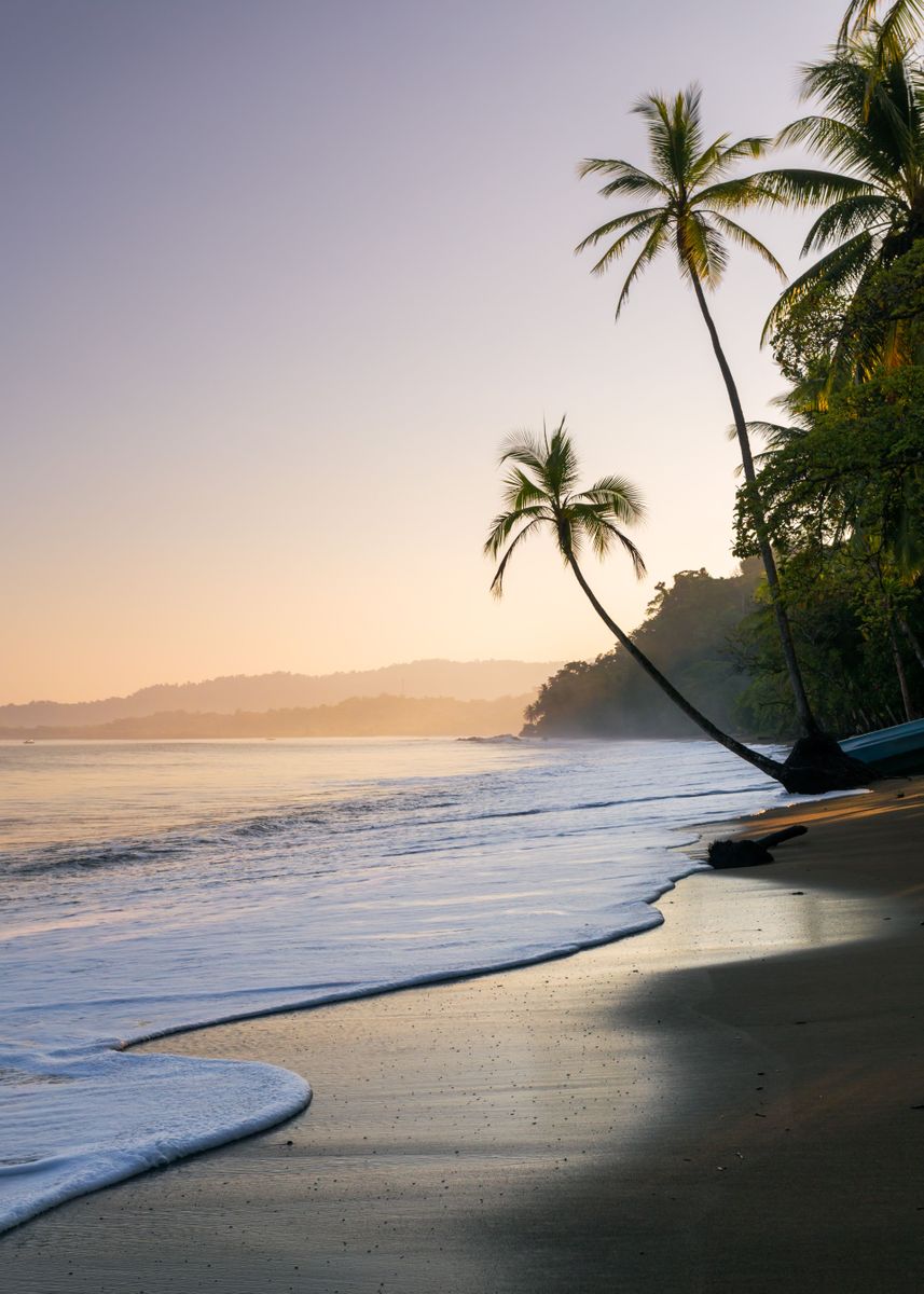 'Baya Drake beach sunset' Poster, picture, metal print, paint by Matteo ...