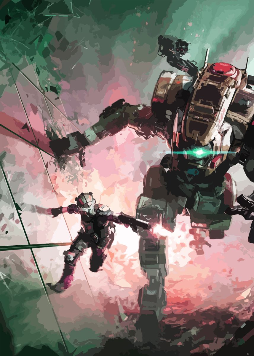 'Titanfall 2' Poster, picture, metal print, paint by Diego fero | Displate