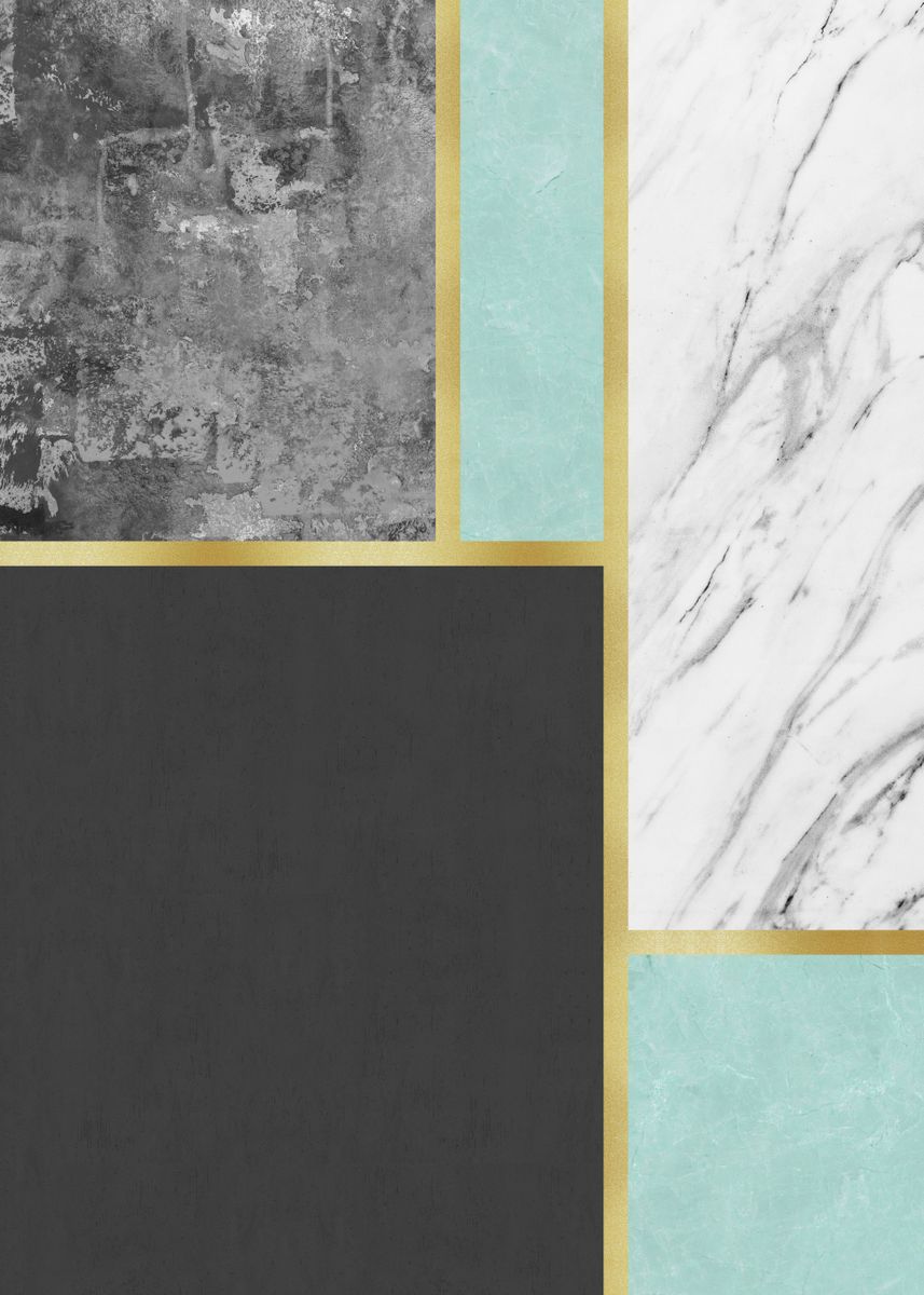 'Marble bands II' Poster, picture, metal print, paint by Vitor Costa ...